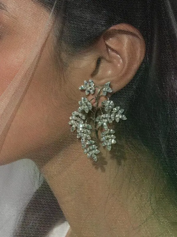 JENNIFER BEHR Raquel Crystal Earrings