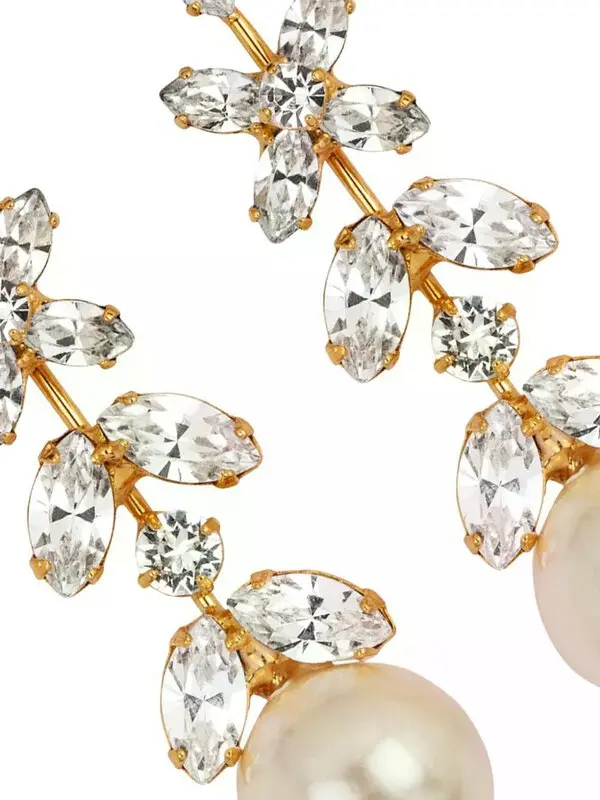 JENNIFER BEHR Tiera Crystal Drop Earrings