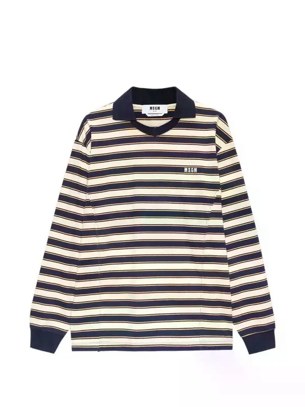 MSGM Striped Long-sleeve T-shirt