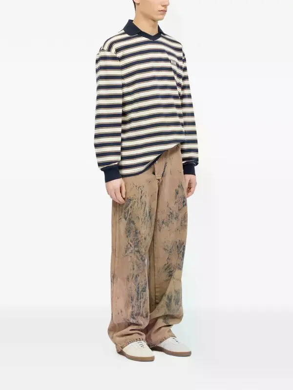 MSGM Striped Long-sleeve T-shirt