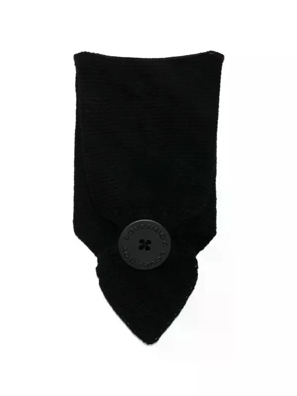 CHARLES JEFFREY Cyclops Button Scarf - Black