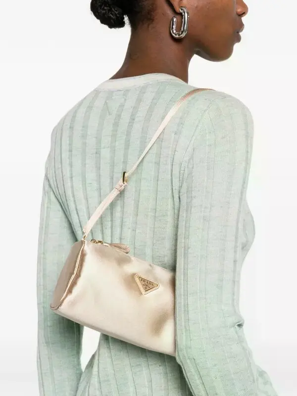Prada Logo Plaque Crossbody Bag