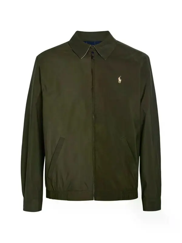 Polo Ralph Lauren Collared Windbreaker Jacket - Green