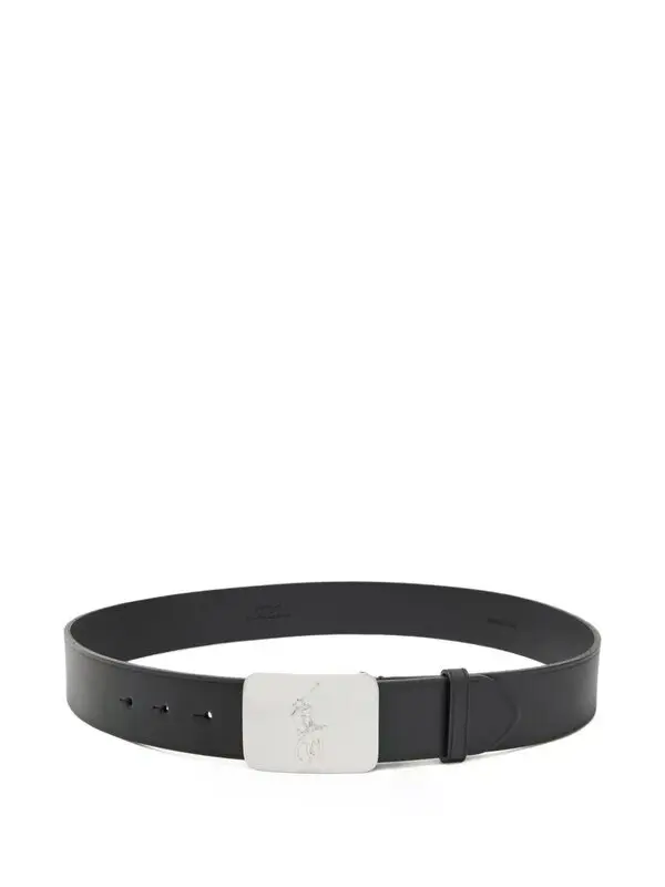 Polo Ralph Lauren Logo-buckle Belt - Black