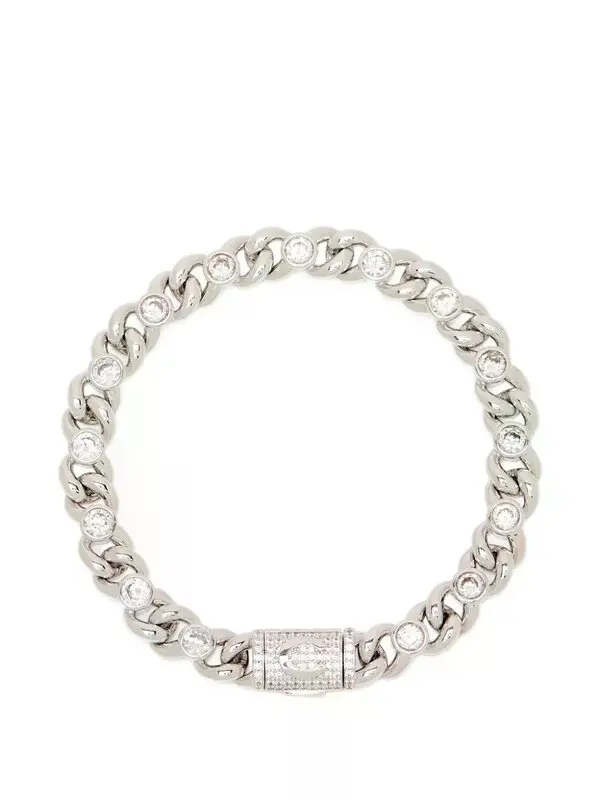 CERNUCCI Crystal-embellishment Bracelet - Silver