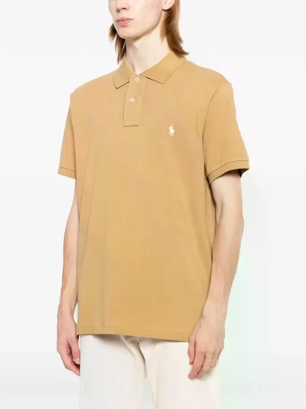 Polo Ralph Lauren The Icon Mesh Polo Shirt With Logo Embroidery