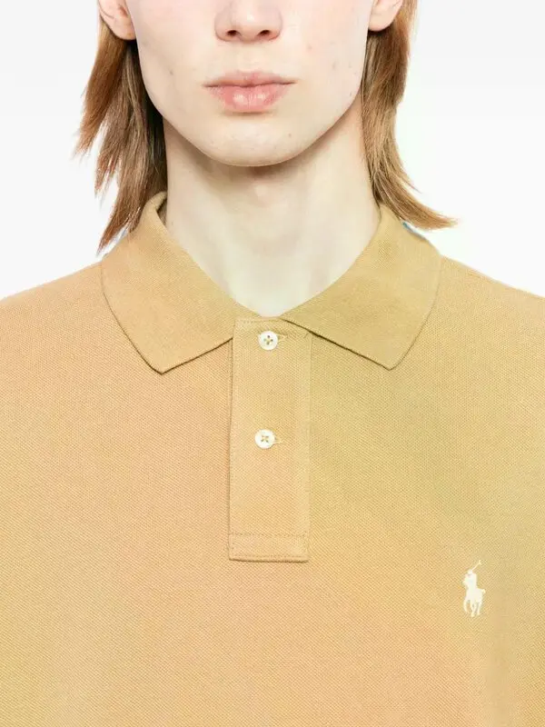 Polo Ralph Lauren The Icon Mesh Polo Shirt With Logo Embroidery