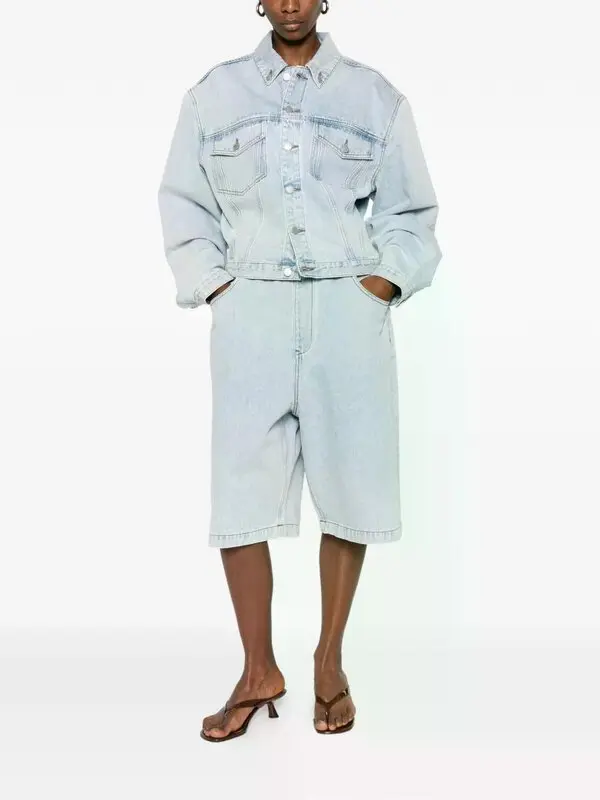 ENTIRE STUDIOS Spar Pocket Elasticated Shorts - Blue