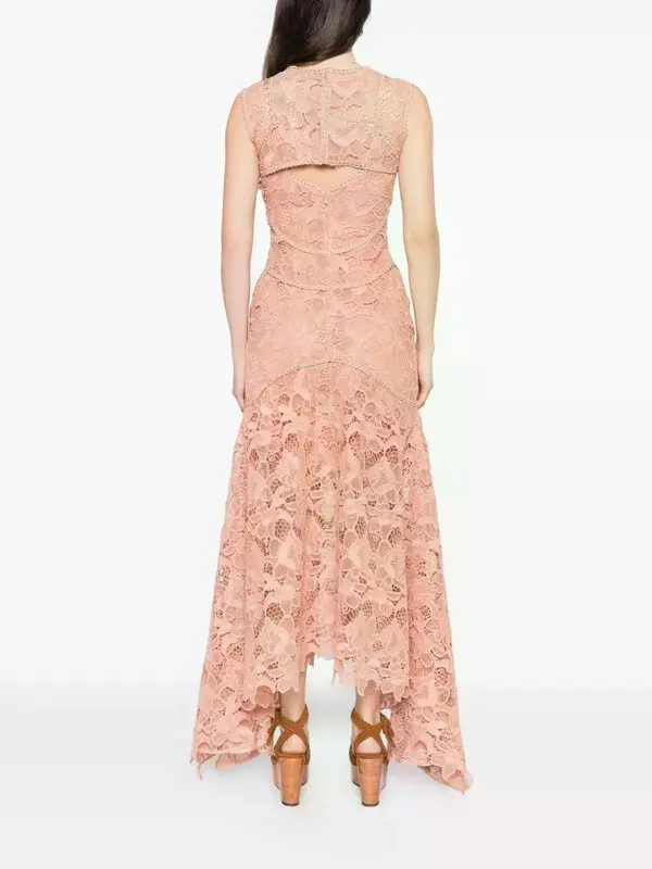 Costarellos Lace Cut-out Maxi Dress
