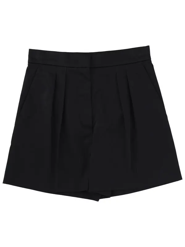 Max Mara Tobacco" Shorts - Black