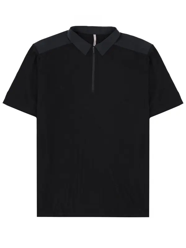 Veilance Zip Polo - Black