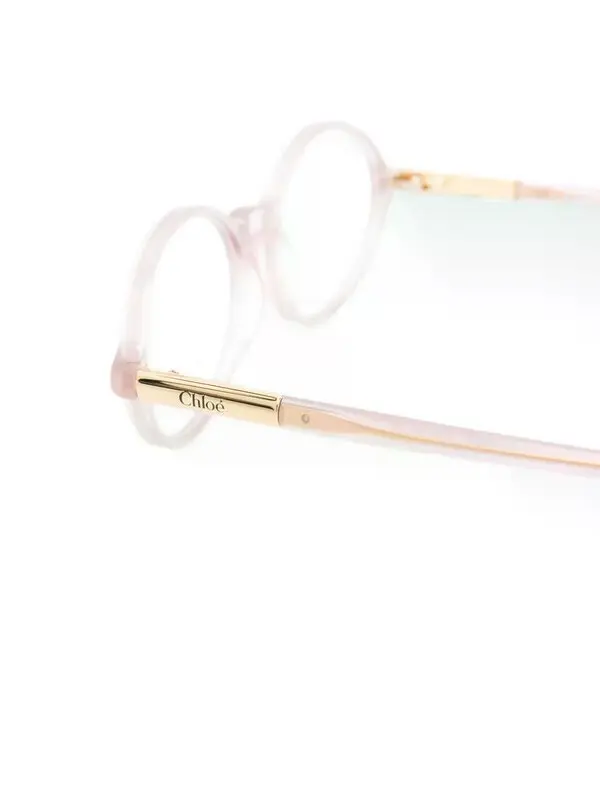 Chloé Round-frame Glasses - Neutrals