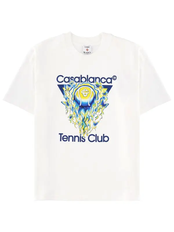Casablanca Tennis Club T-shirt - White