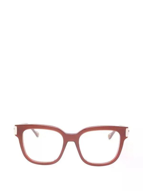 Chloé Square-frame Glasses - Brown