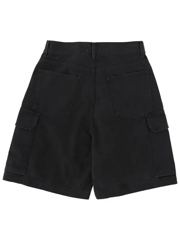 JW Anderson Shorts With Logo Patch - Black