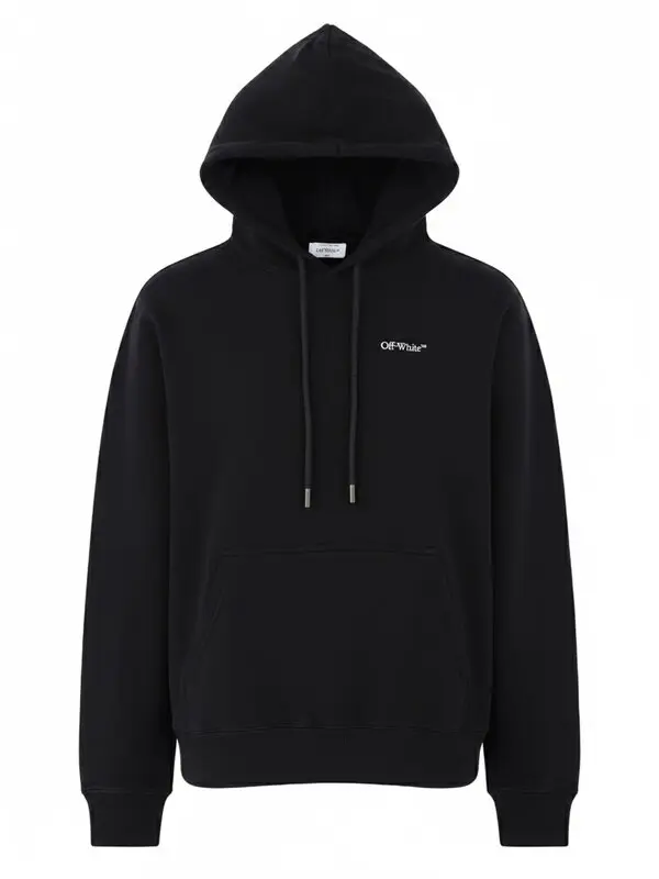 Off-White Hooded Sweatshirt With Logo