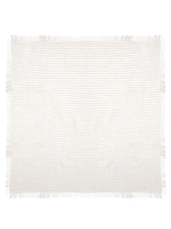 Fabiana Filippi Sequined Stole - Ivory