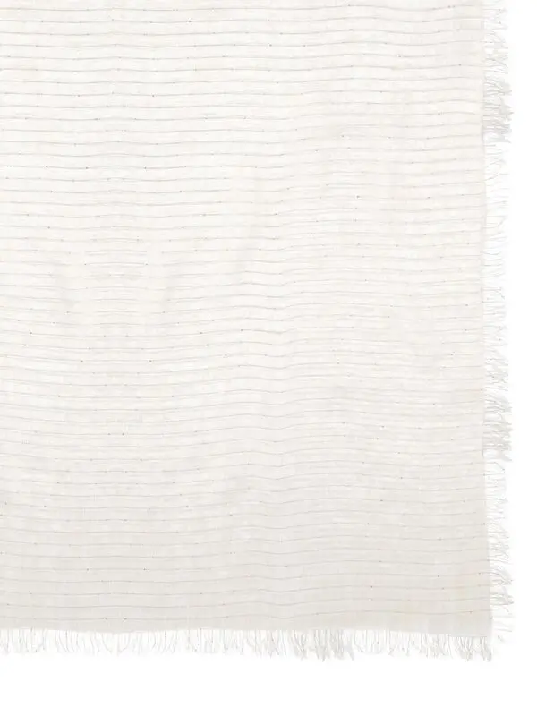 Fabiana Filippi Sequined Stole - Ivory