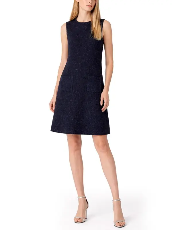 Fabiana Filippi Mini Dress With Sequins - Blue