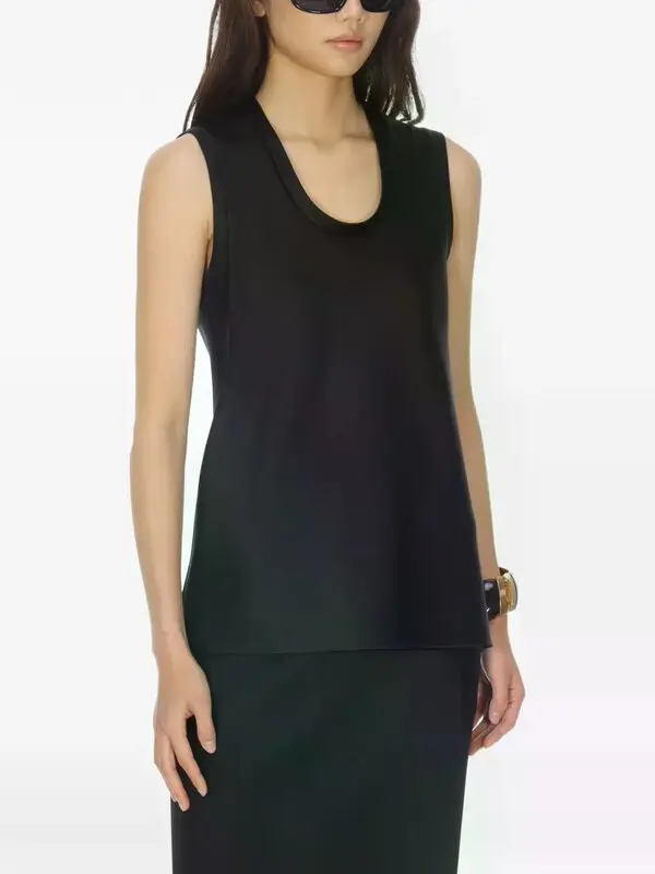 Carven Sleeveless Top - Black