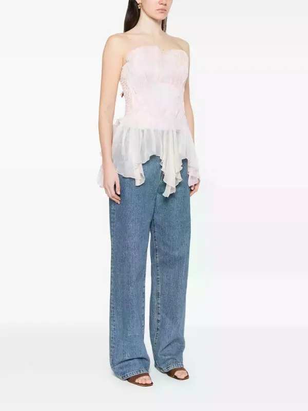 Aje Nisha Ruffled Bustier