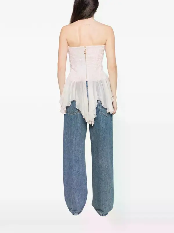 Aje Nisha Ruffled Bustier