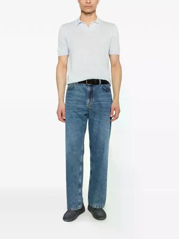 Tagliatore V-neck T-shirt - Blue