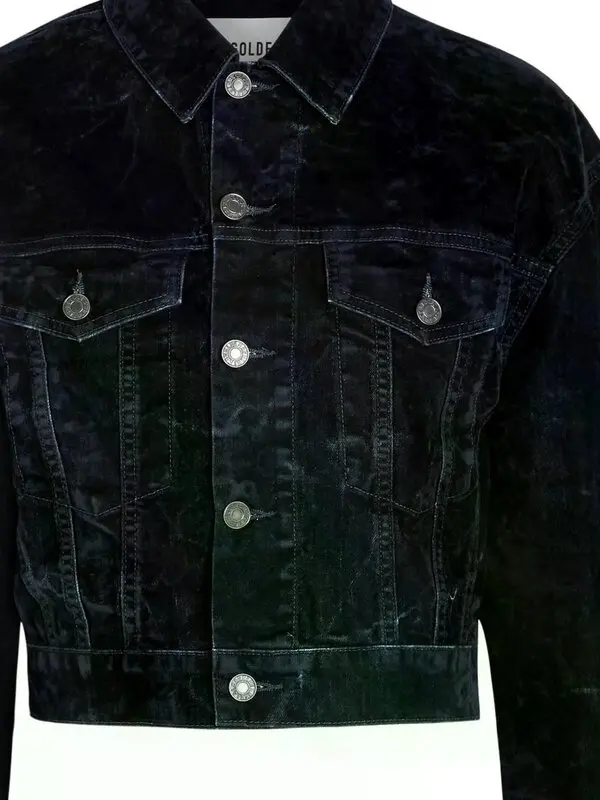 AGOLDE Buttoned Flap-pocket Jacket - Blue