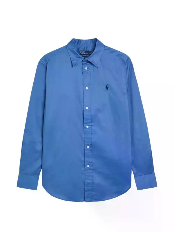 Polo Ralph Lauren Embroidered-logo Shirt - Blue