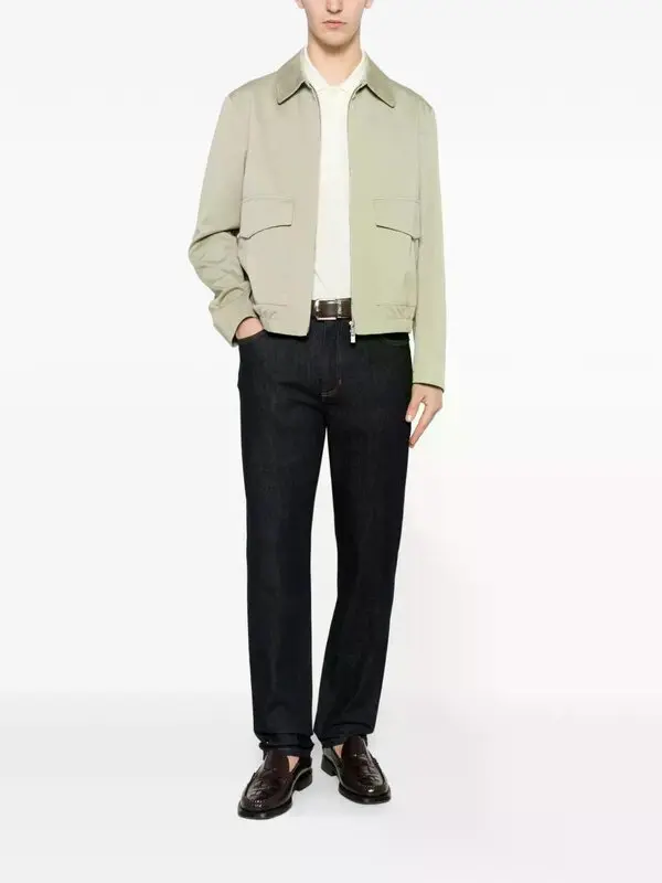 Zegna Buttoned Jeans - Blue