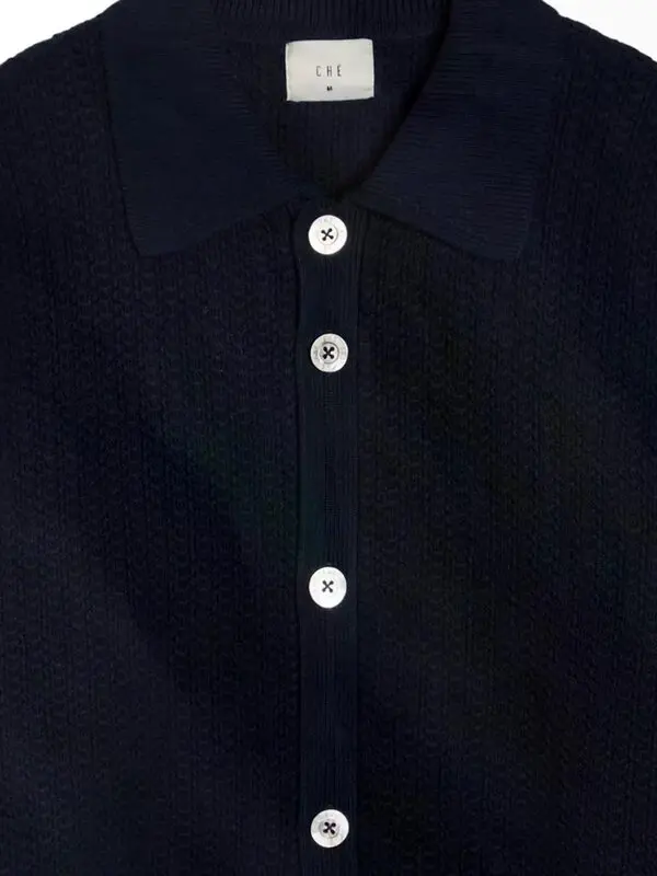 CHE Polo-collar Cardigan
