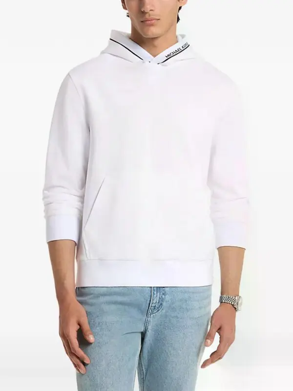 Michael Kors Hooded Graphic Sweatshirt - White