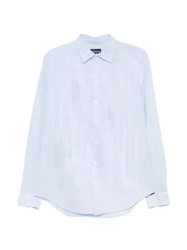 Emporio Armani Striped Shirt - Blue