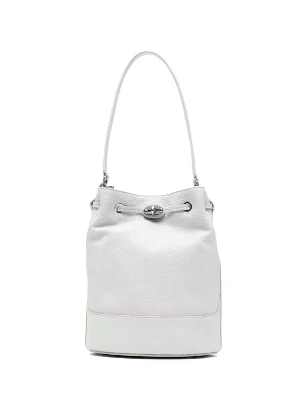 ZANELLATO Monda Leather Bucket Bag - Grey