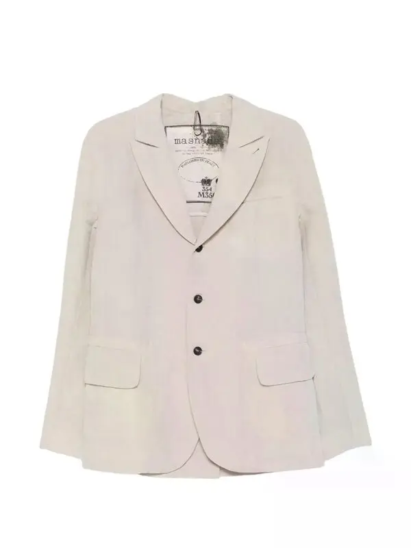 Masnada Bia Notched-lapel Pocket Blazer