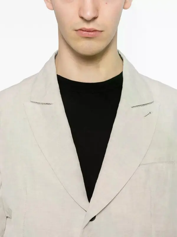 Masnada Bia Notched-lapel Pocket Blazer
