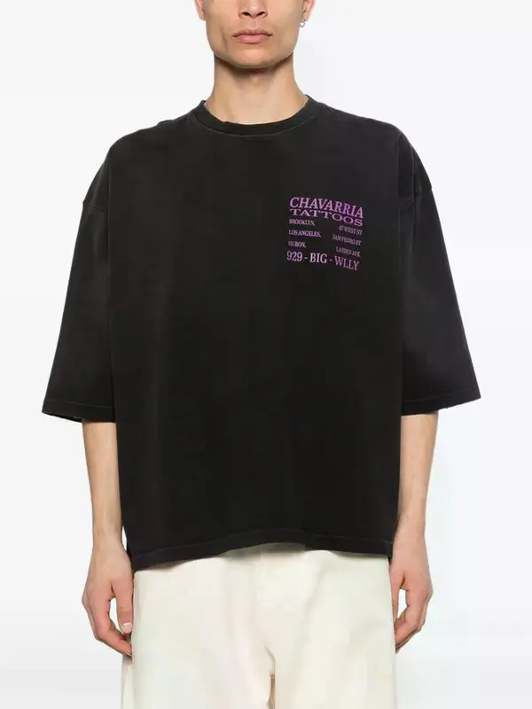 WILLY CHAVARRIA Graphic T-shirt - Black