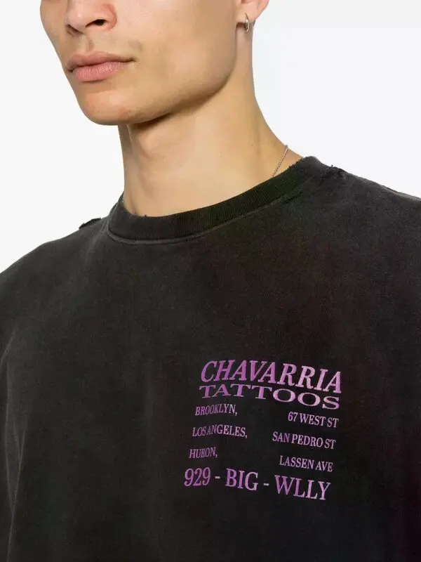 WILLY CHAVARRIA Graphic T-shirt - Black