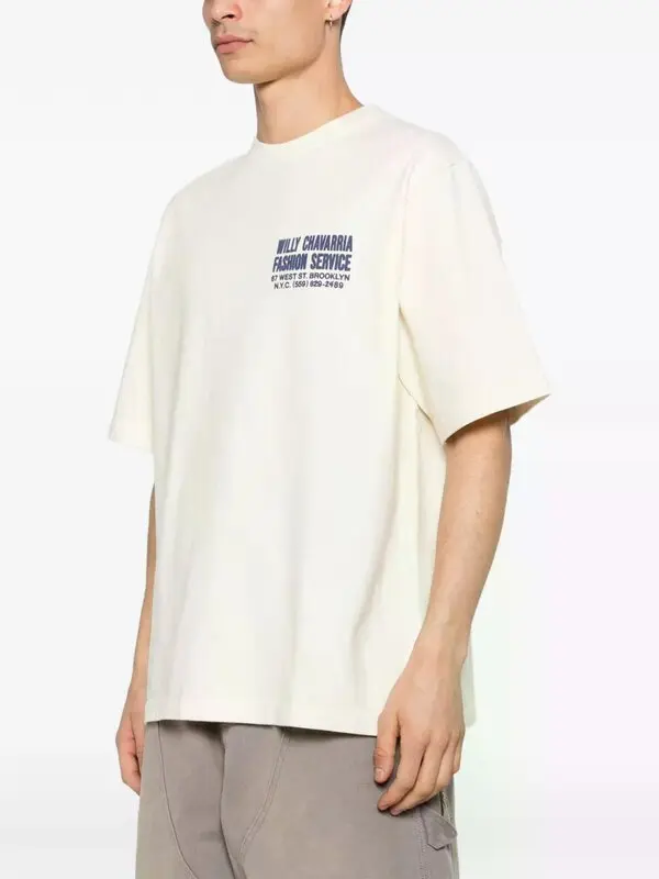 WILLY CHAVARRIA Short-sleeve Graphic T-shirt - Neutrals