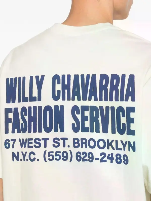 WILLY CHAVARRIA Short-sleeve Graphic T-shirt - Neutrals