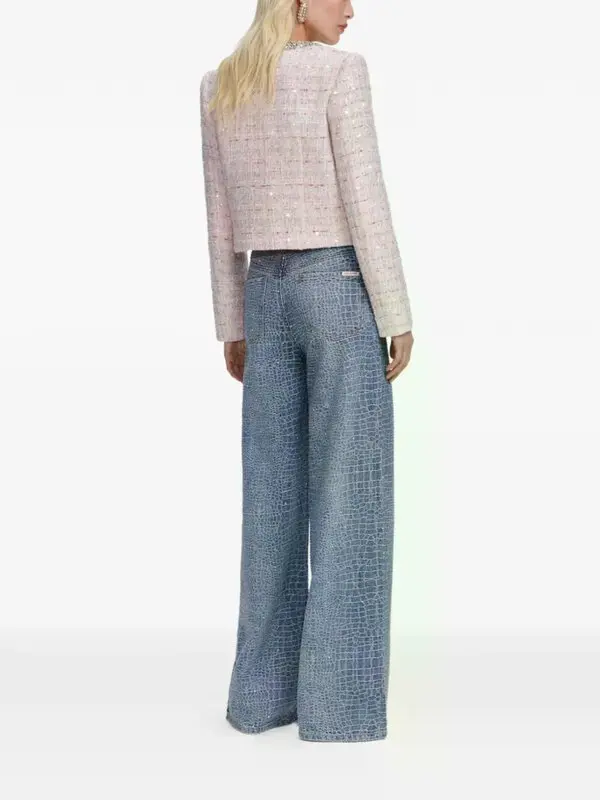 SELF-PORTRAIT Sequin Bouclé Jacket