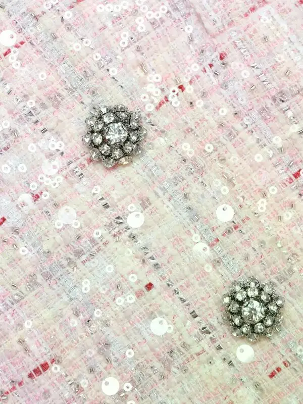 SELF-PORTRAIT Sequin Bouclé Jacket