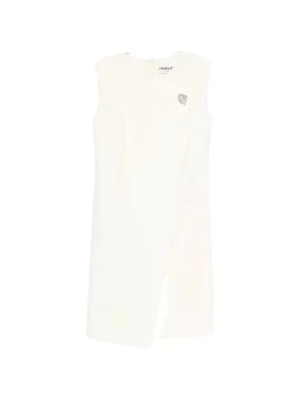 Chiara Boni La Petite Robe Embellished Mini Dress - White