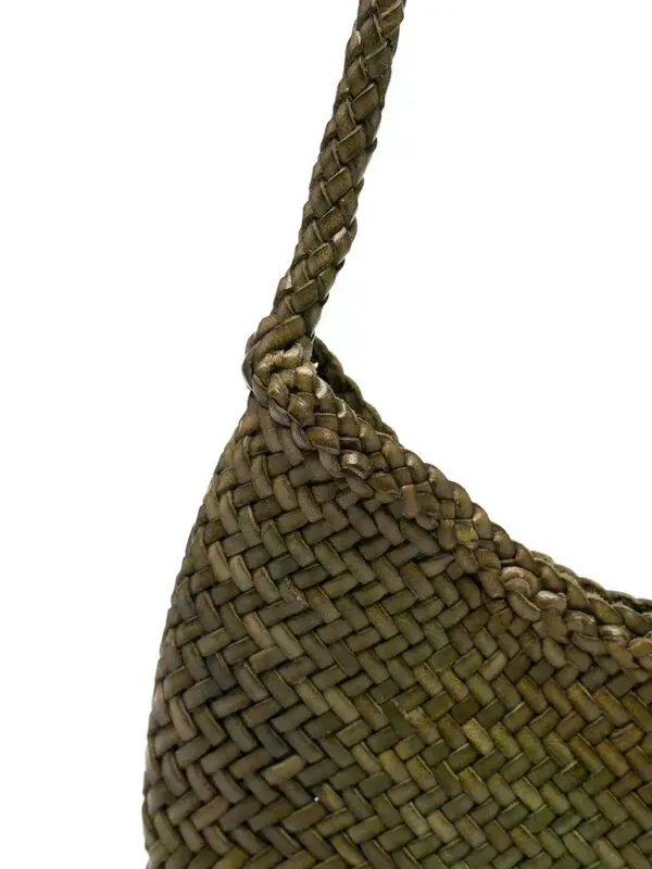 Dragon Diffusion Nova Luna Braided Shoulder Bag - Green