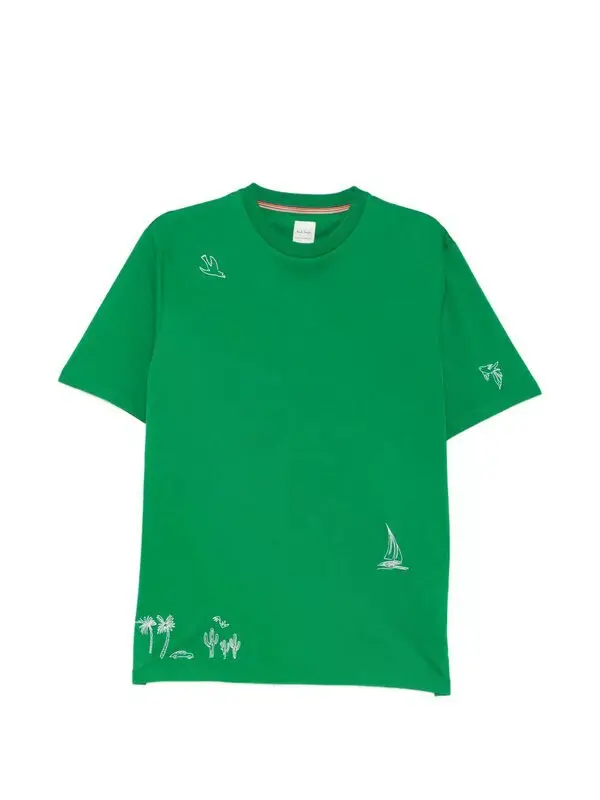 Paul Smith Graphic-embroidered T-shirt
