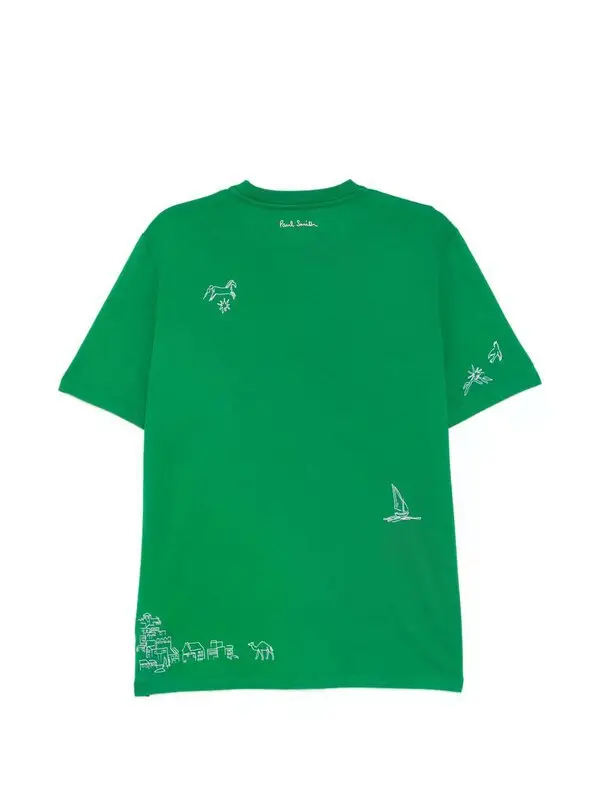 Paul Smith Graphic-embroidered T-shirt