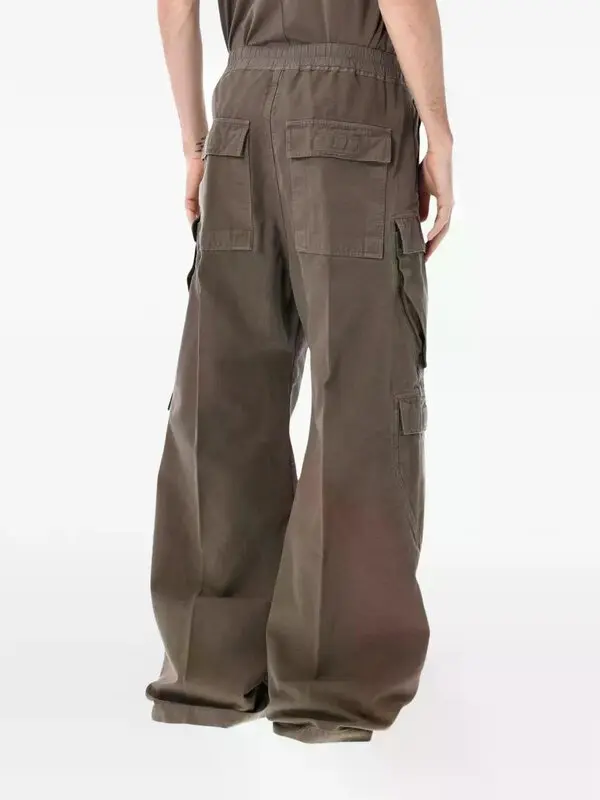 Rick Owens Jumbo Belas Double Cargo Cotton Trousers