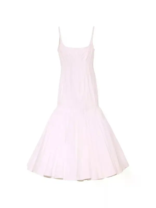 Jacquemus Agave Flared Midi Dress - Pink
