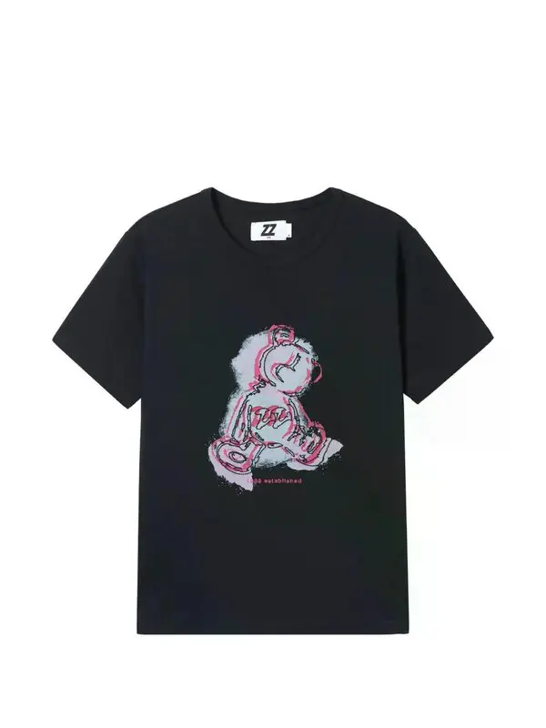Izzue Graphic-print T-shirt - Black