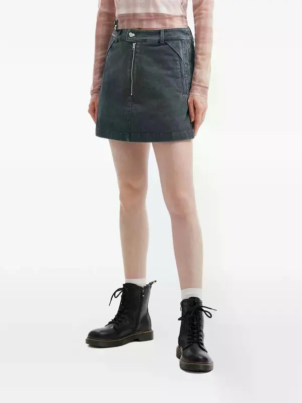 Izzue Zip-detail Skorts - Blue